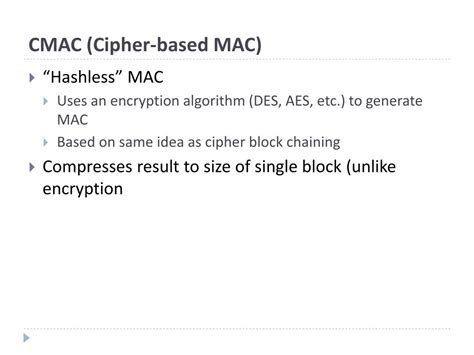 Image result for Cmac Message Authentication Code