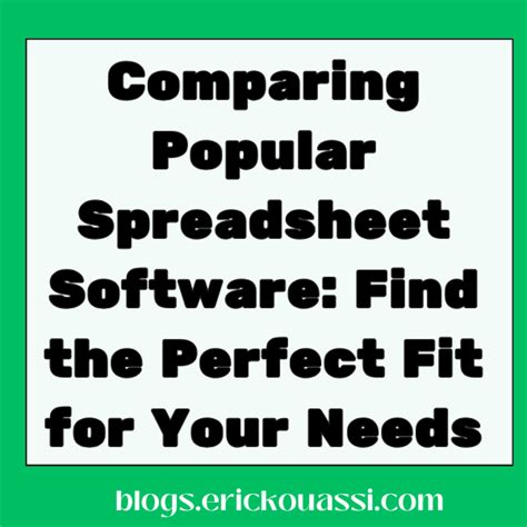 Image result for Most Popular Spreadsheet Programs
