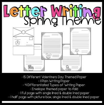 Image result for Spring Letter Paper