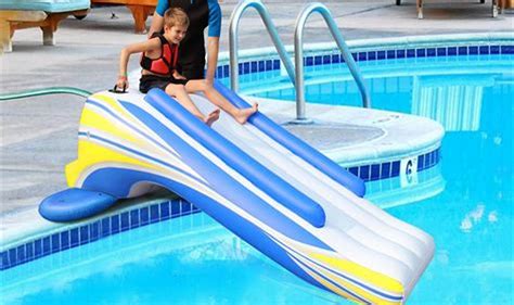 Image result for Inflatable Slide for Inground Pool