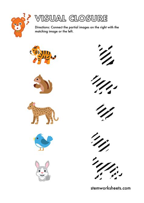 Image result for Visual Closure Writing Task