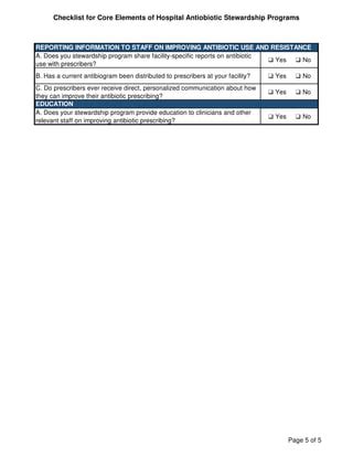 Image result for Antimicrobial Stewardship Program Checklist