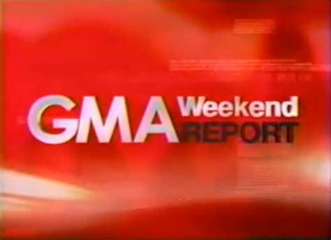 Image result for GMA Weekend Report