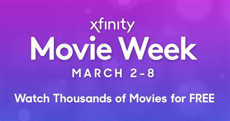 Image result for Xfinity Free Movie Week