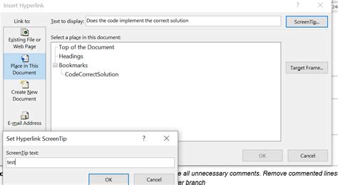 Image result for Hyperlink ScreenTip