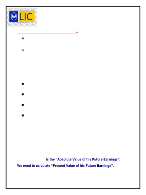Image result for Human Life Value Calculation Formula