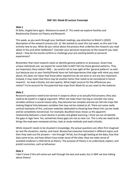 Image result for Video Lecture Transcript