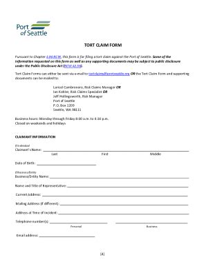 Image result for Tort Claim Examples