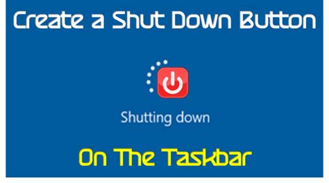 Image result for Add Power Off Button to Taskbar