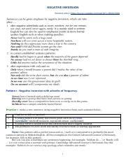 Image result for Negative Inversion Examples