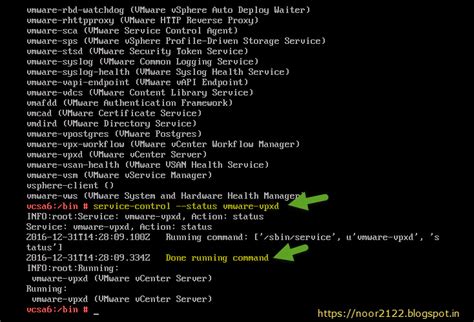 Image result for Vpxd Agent Status Command