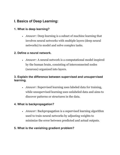 Image result for Deep Learning Question Answers