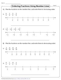 Image result for Ordering Fractions Using Number Line
