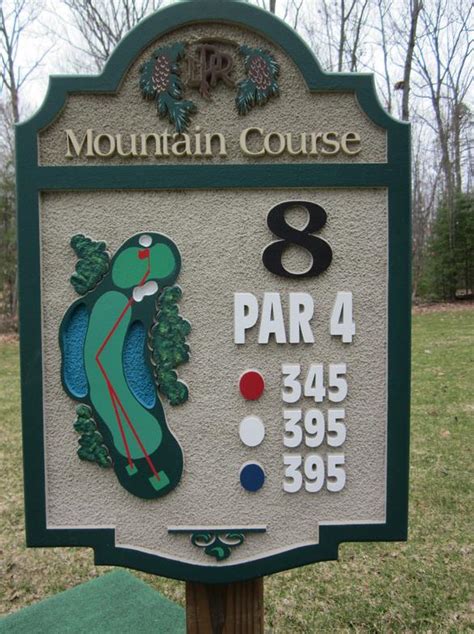 Image result for Golf Course Signs