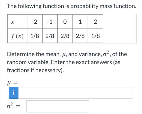 Image result for Probability Mass Function Variance