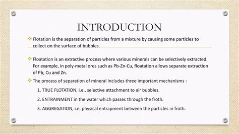 Image result for Froth Flotation Explained