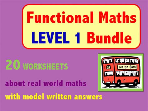 Image result for Level 1 Functional Maths Questions
