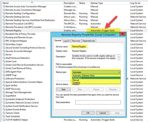 Image result for Remote Registry Service