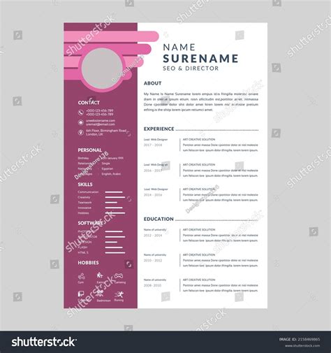 Image result for CV Layout Design PDF