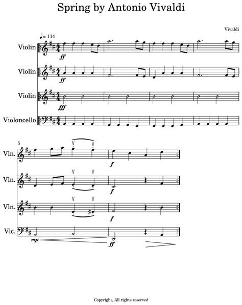 Image result for Vivaldi Spring Backing Tracks