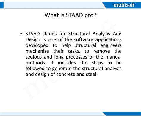 Image result for STAAD.Pro Introduction.ppt