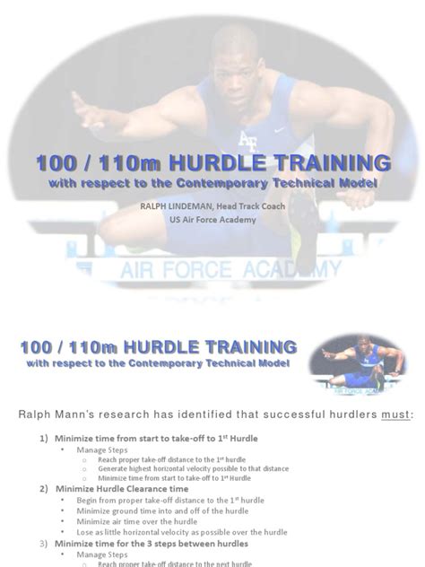 Image result for 110M Hurdles Training Program