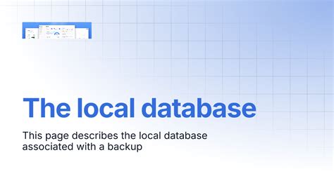 Image result for Local Database Example