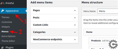 Image result for How to Add Menu in WooCommerce