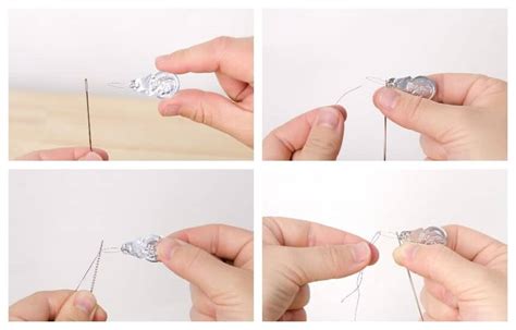 Image result for How to Thread Needle with 1 Strand