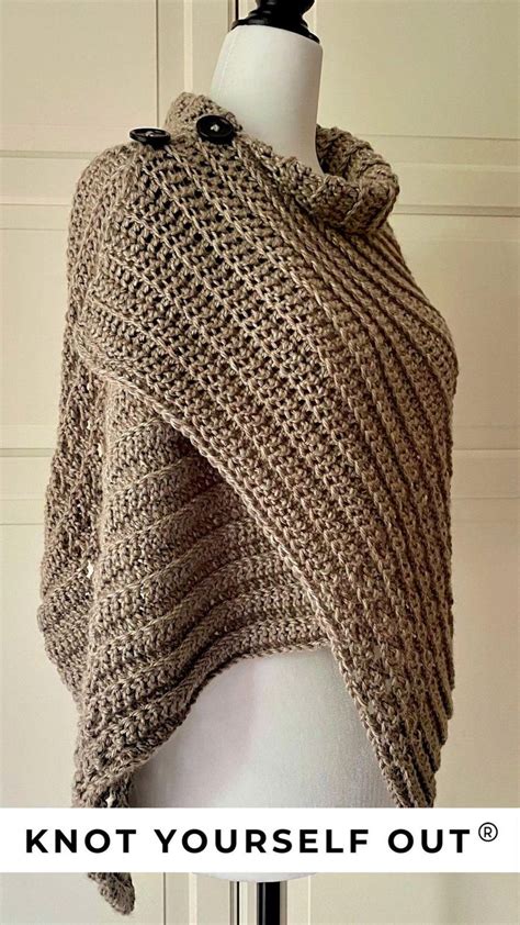 Image result for One-Button Crochet Wrap Pattern