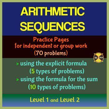 Image result for Arithmitic Sequence Fun Problems