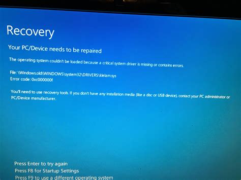 Image result for Status 0Xc000000f