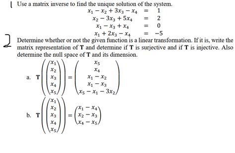 Image result for Unique Solution Matrix Example