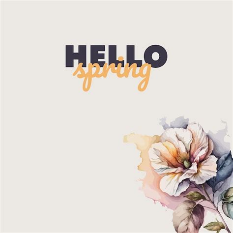 Image result for Hello Spring Poster Design