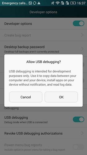 Image result for USB Debugging German+