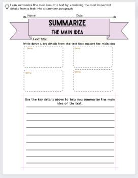 Image result for Summarizing Practice