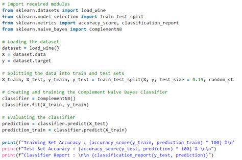 Image result for Applications of Complement Naive Bayes Algorithm