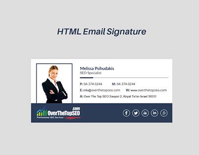 Image result for HTML Signature