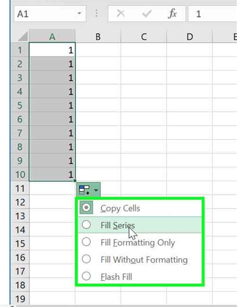 Image result for Insert Sequence Numbers in Excel