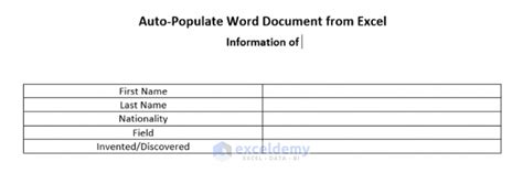 Image result for Auto Populate Multiple Word Documents