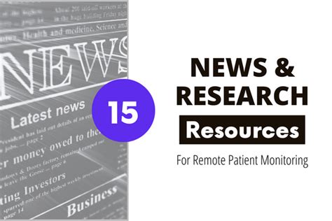 Trends in Remote Patient Monitoring: 15 Timely Resources