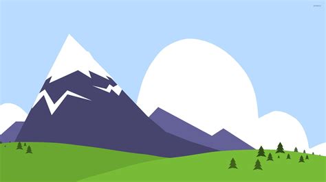 Mountain scenery wallpaper - Vector wallpapers - #26612