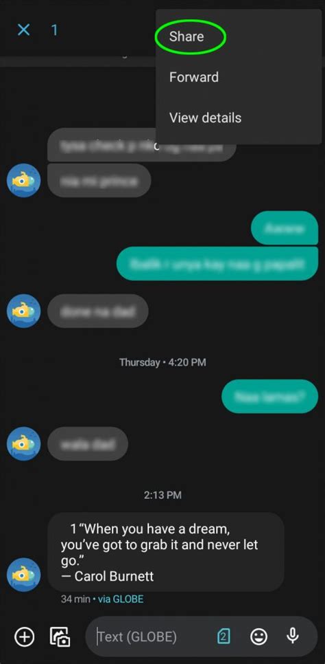 Image result for How to Forward Text Message On Android