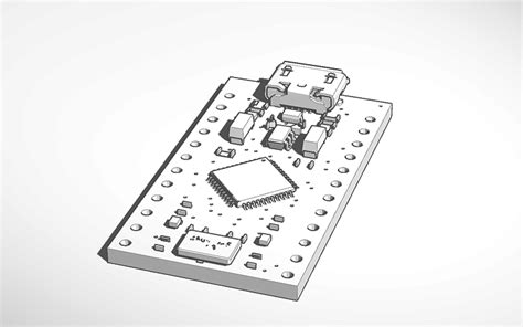 Image result for Arduino Pro Micro CAD Drawing