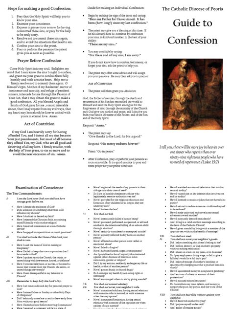 Image result for Step by Step Confession Guide
