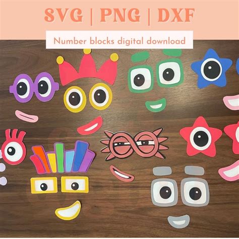 Image result for NumberBlocks Face Stickers