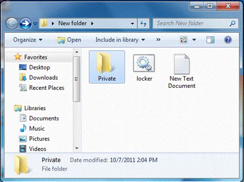 Image result for How to Create a Folder with Security Code