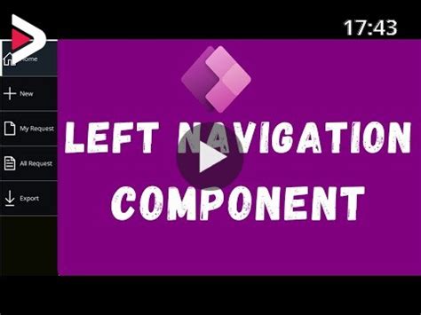 Image result for Power Apps Left Nav Menu