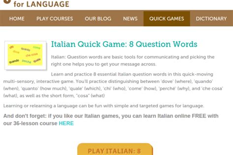 Image result for Interactive Italian Lesson