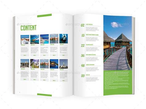 Image result for E-Magazine Vacation Example InDesign